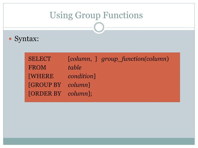 Lab3 aggregating data | PPTX