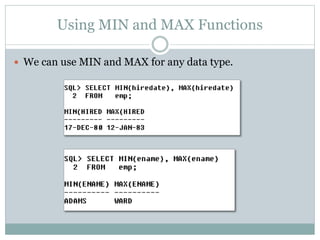 Lab3 aggregating data | PPTX
