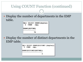 Lab3 aggregating data | PPTX