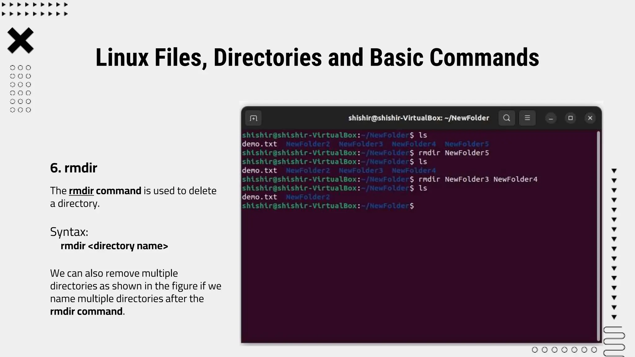 Lab 3 -Linux Files, Directories and Basic Commands.pptx | Operating Systems | Computer Software ...