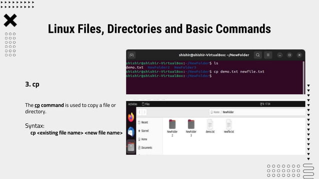 Lab 3 -Linux Files, Directories and Basic Commands.pptx | Operating ...