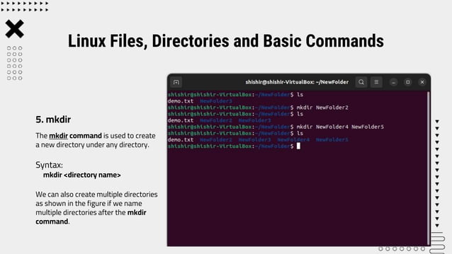 Lab 3 -Linux Files, Directories and Basic Commands.pptx | Operating Systems | Computer Software ...