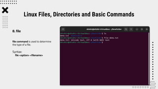Lab 3 -Linux Files, Directories and Basic Commands.pptx | Operating Systems | Computer Software ...