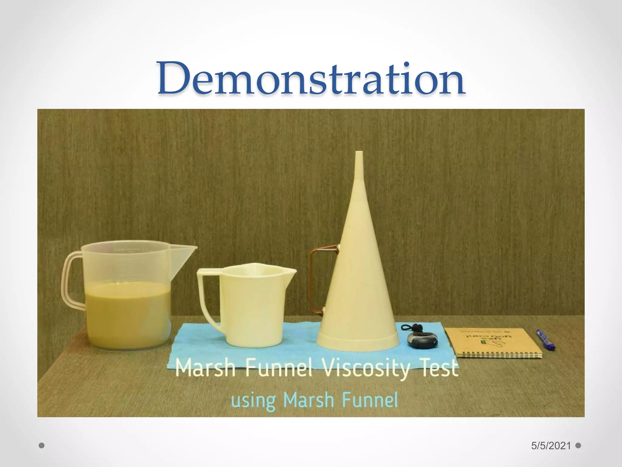 Lab 3 measurement of the viscosity of drilling mud using marsh funnel ...
