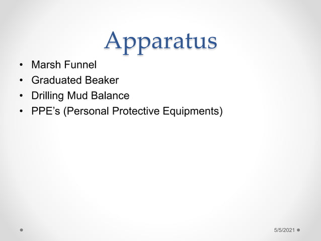 Lab 3 measurement of the viscosity of drilling mud using marsh funnel ...