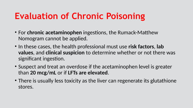 Lab 3 - Paracetamol Poisoning & Treatment | PPT