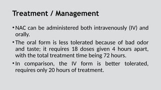 Lab 3 - Paracetamol Poisoning & Treatment | PPTX
