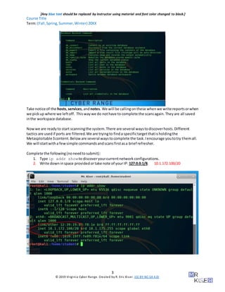 Lab3 advanced port scanning 30 oct 21 | DOCX | Operating Systems ...