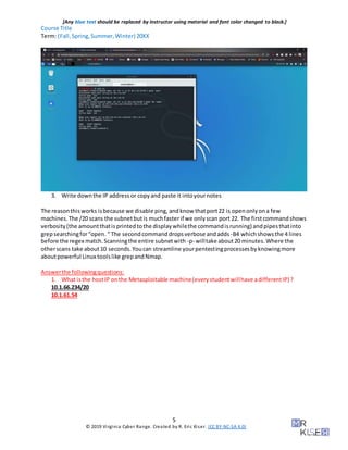 Lab3 advanced port scanning 30 oct 21 | DOCX