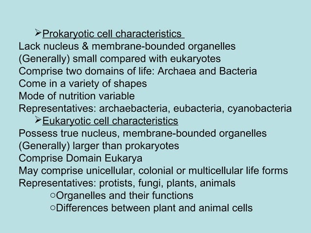 Lab 3 cell structure and function spring 2018 | PPT
