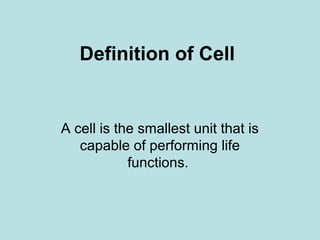 Lab 3 cell structure and function spring 2018 | PPT