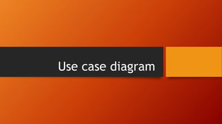 Lab 3 Introduction to the UML - how to create a use case diagram | PPTX