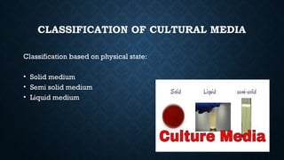 DPT - Microbiology - II (Culture Media). | PPT