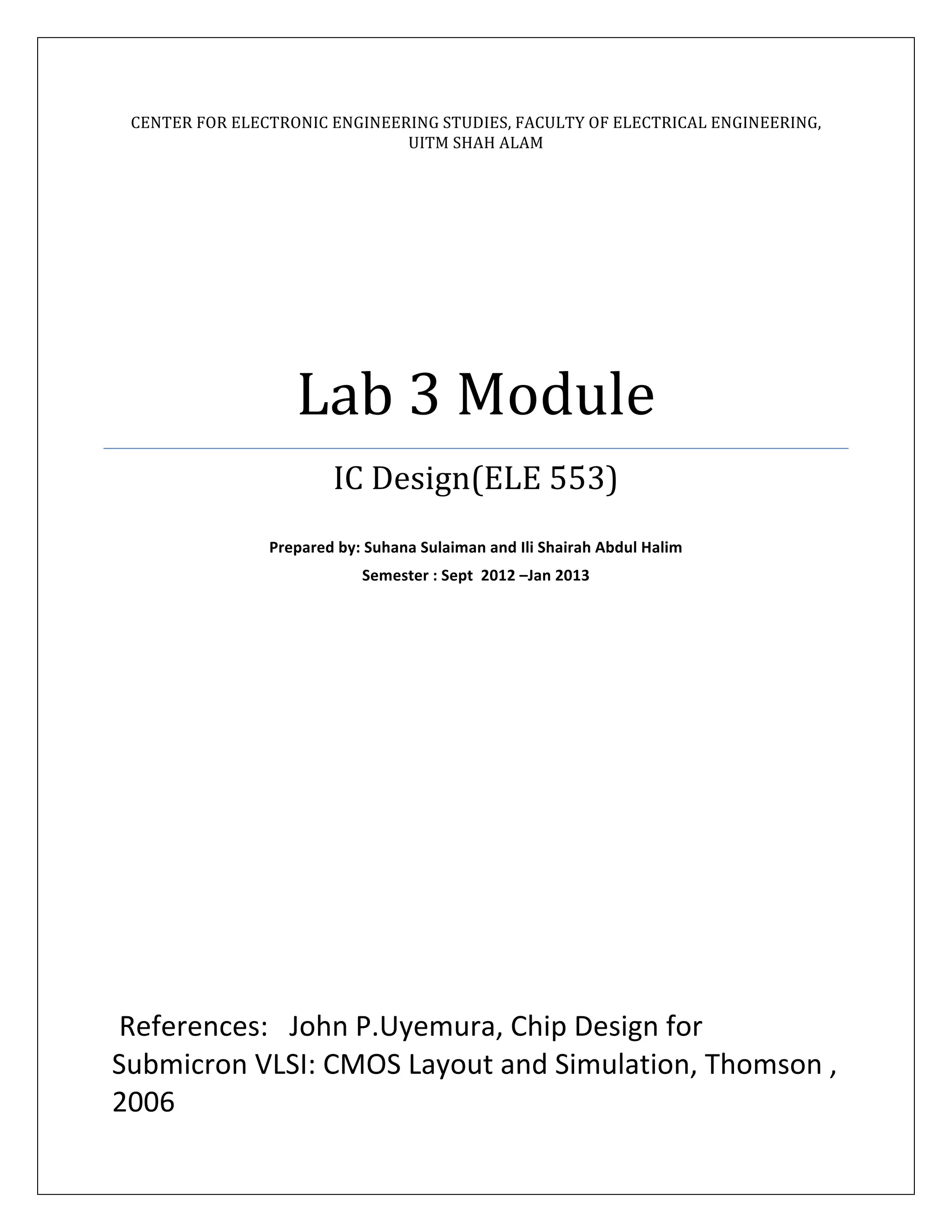 Lab3 ele553 | PDF | Technology & Computing