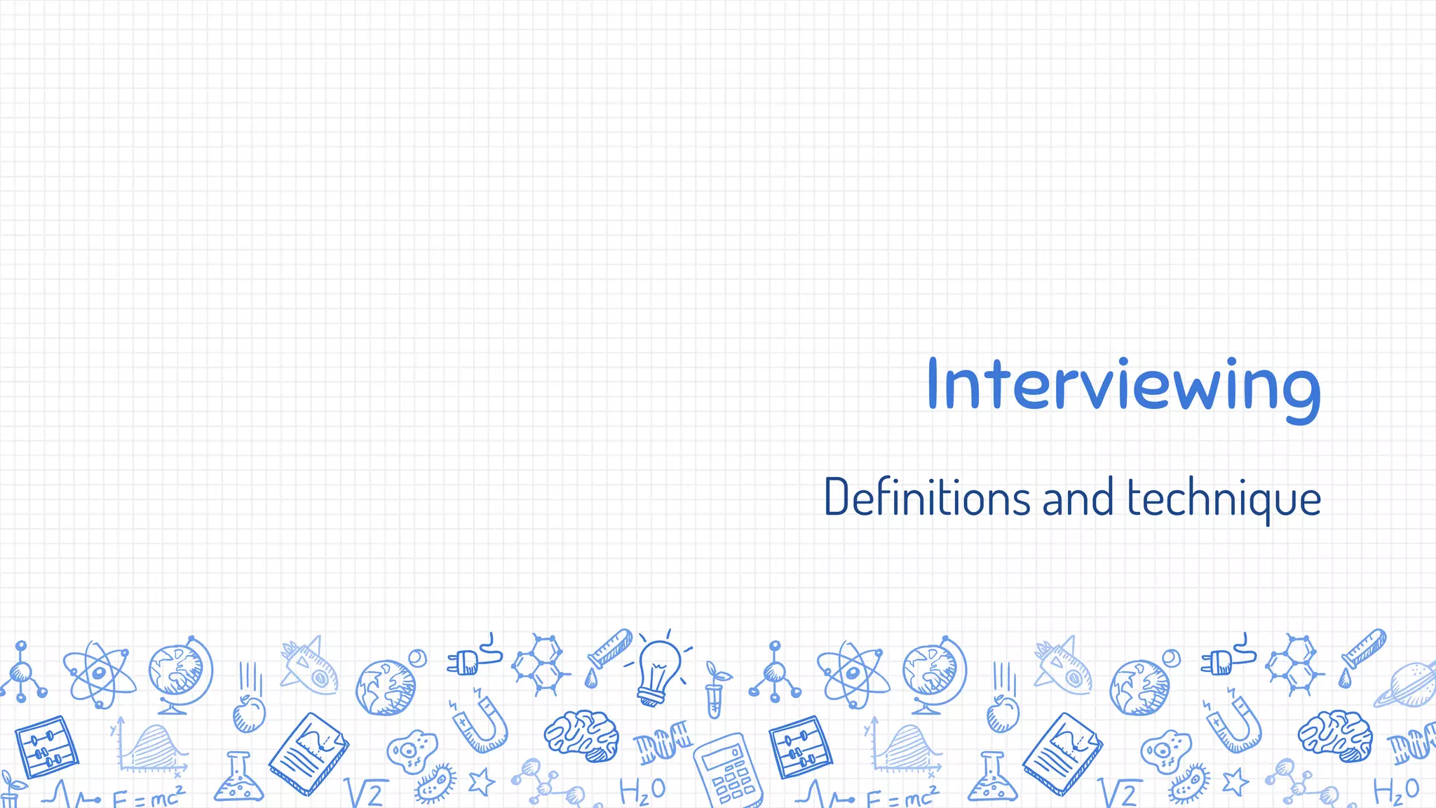 Observation and interviewing | PPTX