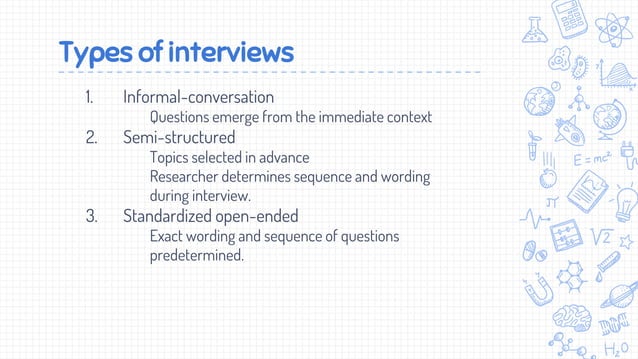 Observation and interviewing | PPTX