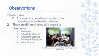 Observation and interviewing | PPTX