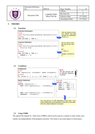 Lab 3 microcontroller | PDF