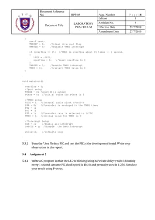 Lab 3 microcontroller | PDF