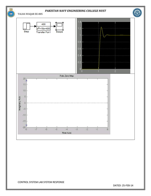 Lab 3 nust control | PDF