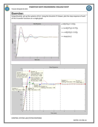 Lab 3 nust control | DOCX