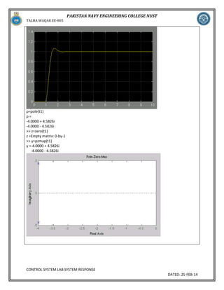 Lab 3 nust control | DOCX