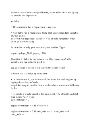 Lab 3 Set Working Directory, Scatterplots and Introduction to.docx