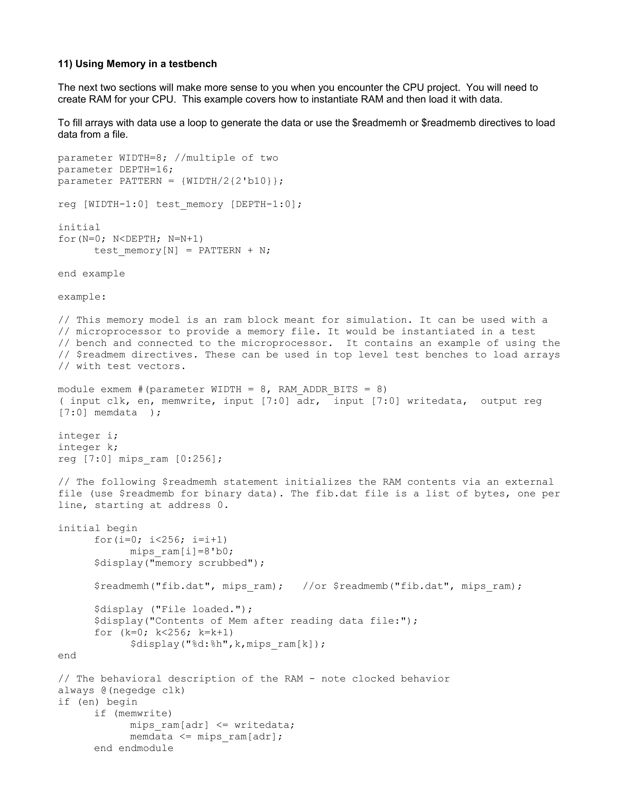 Lab3 testbench tutorial (1) | PDF | Programming Languages | Computing