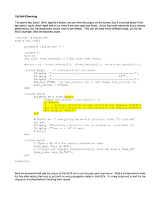 Lab3 testbench tutorial (1) | PDF | Programming Languages | Computing