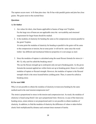 Timber and steel flexure | PDF