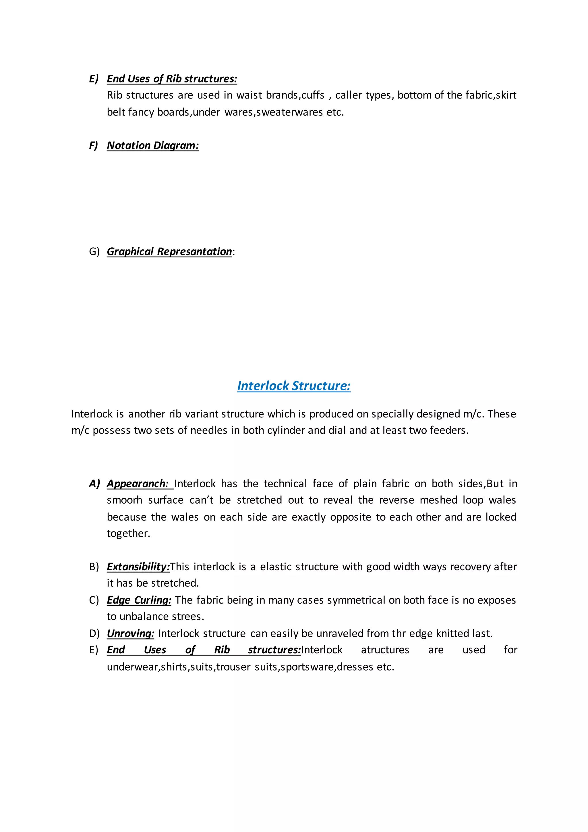 Analysis the Basic Structure of weft knitting fabric. | DOCX
