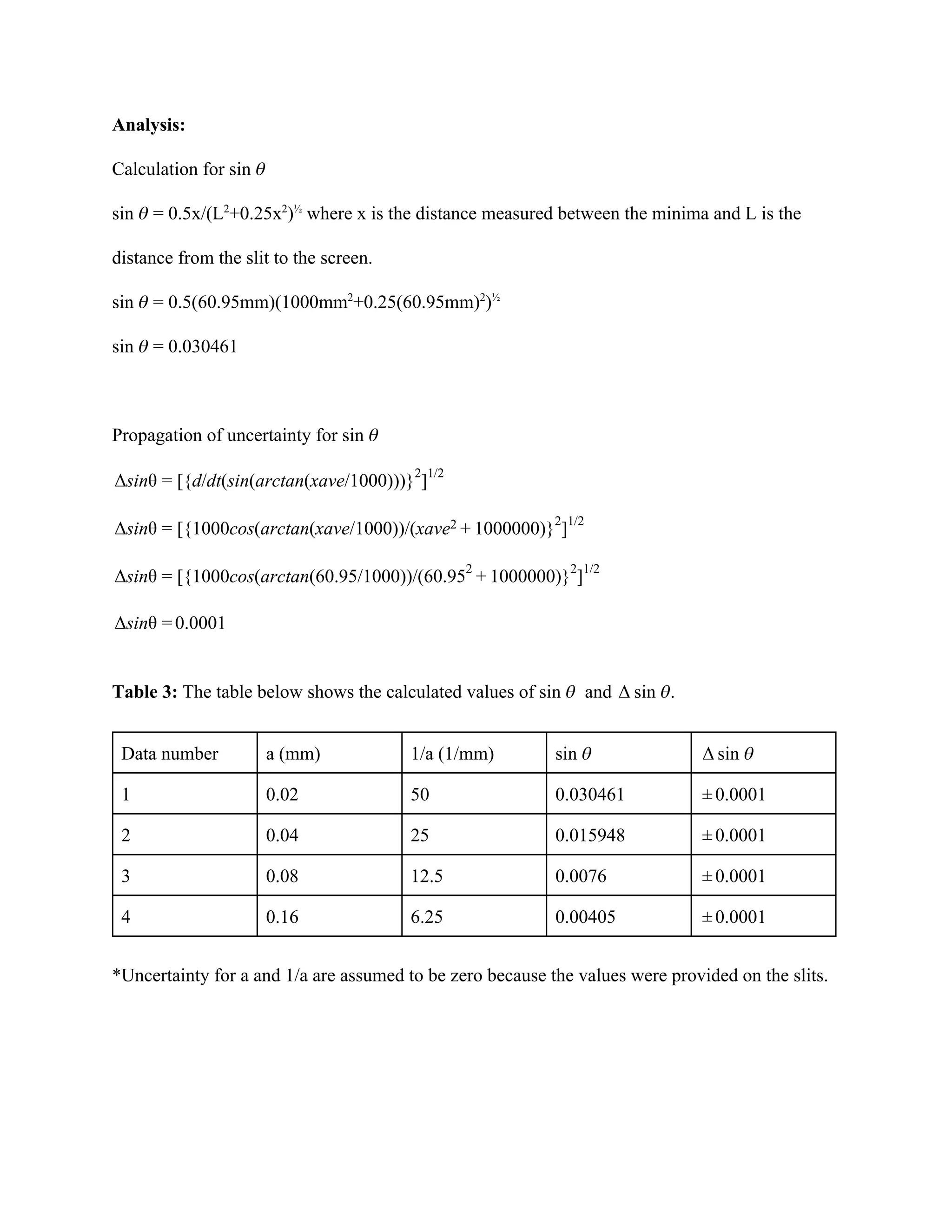 Physics Lab Report | PDF