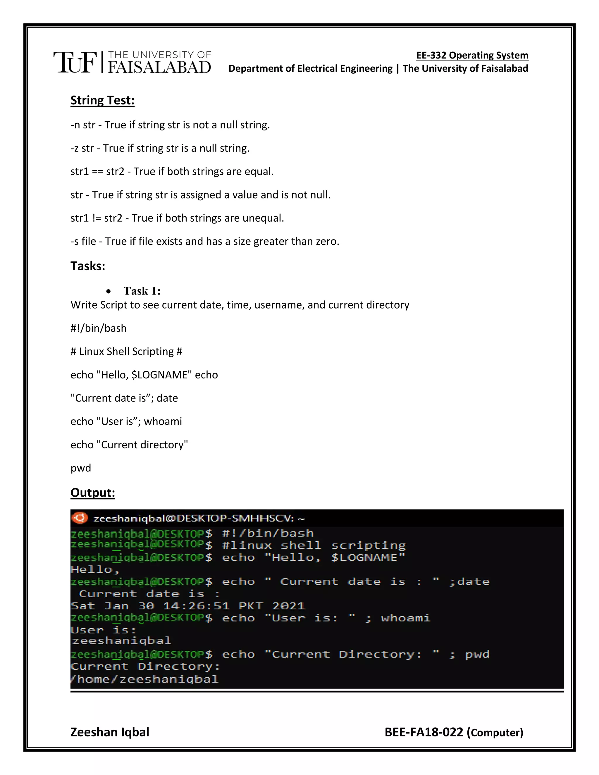 Introduction To Base Shell Scripting Pdf Operating Systems