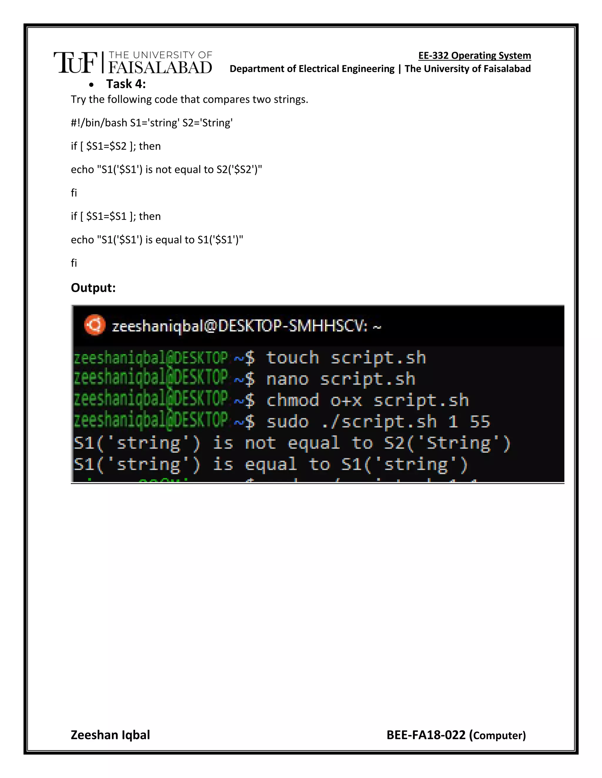 Introduction To Base Shell Scripting Pdf Operating Systems