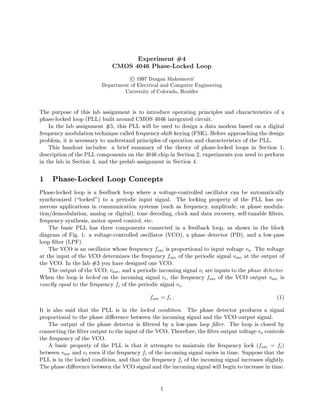 lab4.pdf Práctica con PLL 4046 aplicaciones | PDF
