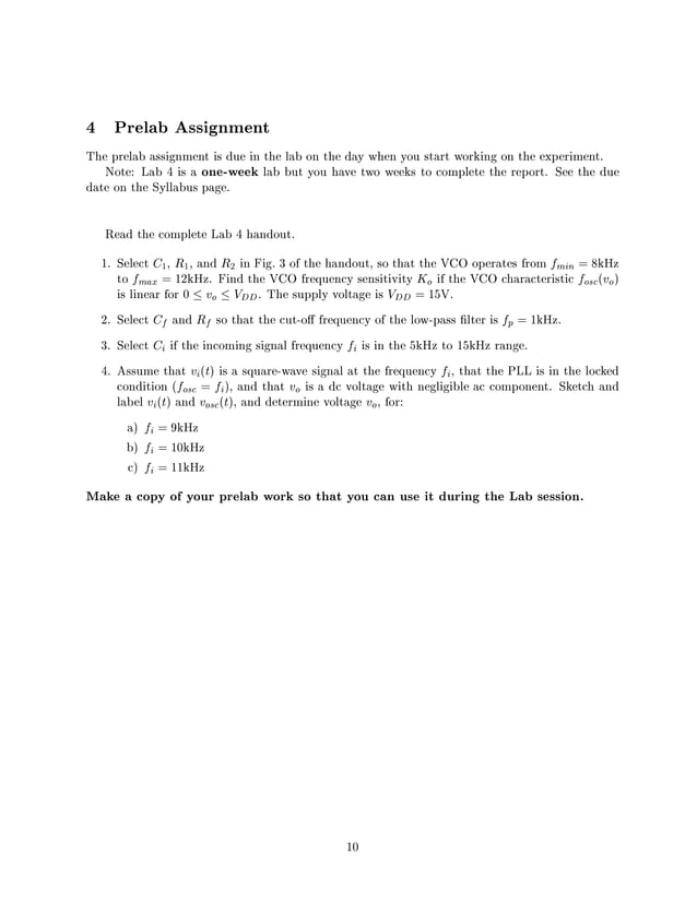 lab4.pdf Práctica con PLL 4046 aplicaciones | PDF
