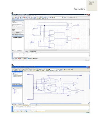 Lab 4 Three-Bit Binary Adder | PDF
