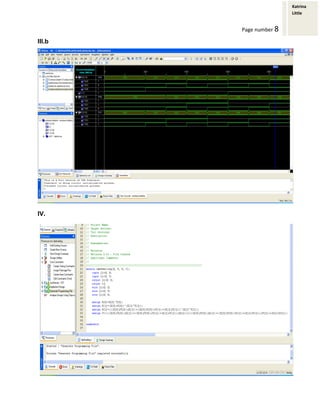 Lab 4 Three-Bit Binary Adder | PDF