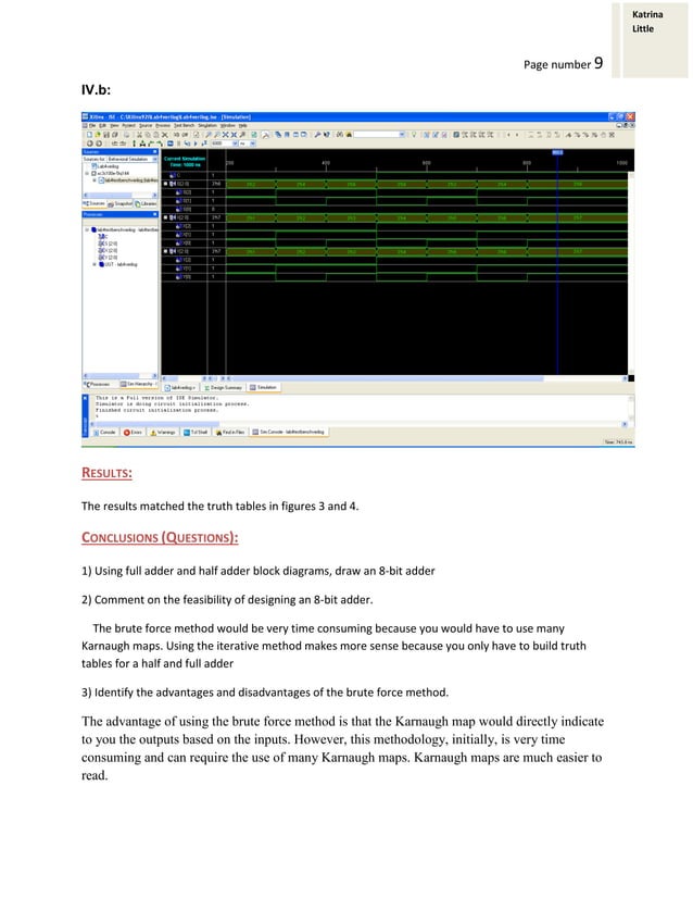 Lab 4 Three Bit Binary Adder Pdf Programming Languages Computing 2729