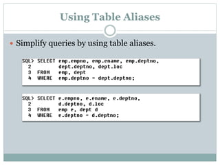 Lab4 join - all types listed | PPT