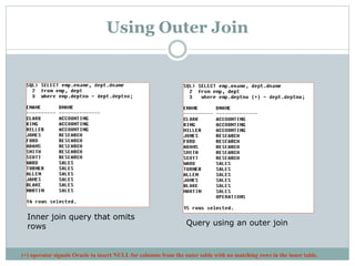 Lab4 join - all types listed | PPT