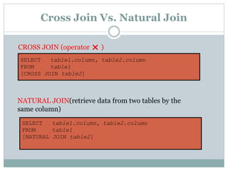 Lab4 join - all types listed | PPTX