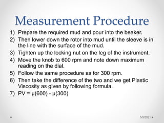 Lab 4 measurement of plastic viscosity of different mud samples by ...