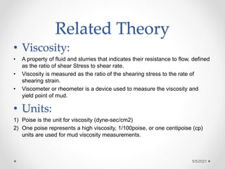 Lab 4 measurement of plastic viscosity of different mud samples by ...
