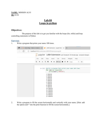 Lab 4 ,5 & 6 Submission (3) 14136_Mohsin Alvi.docx