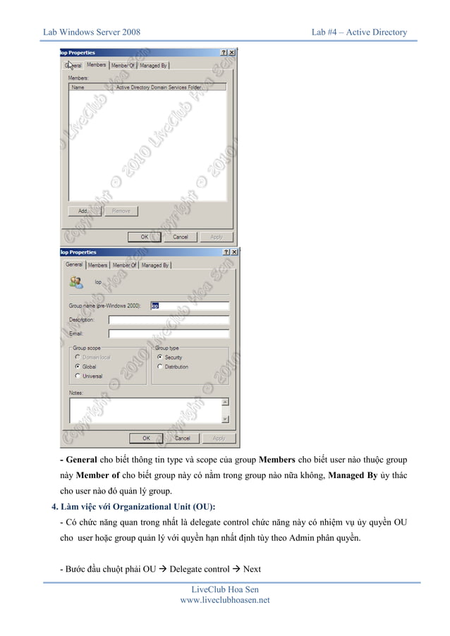 Lab 4 active directory domain services | PDF