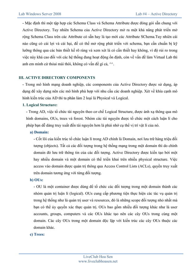 Lab 4 active directory domain services | PDF