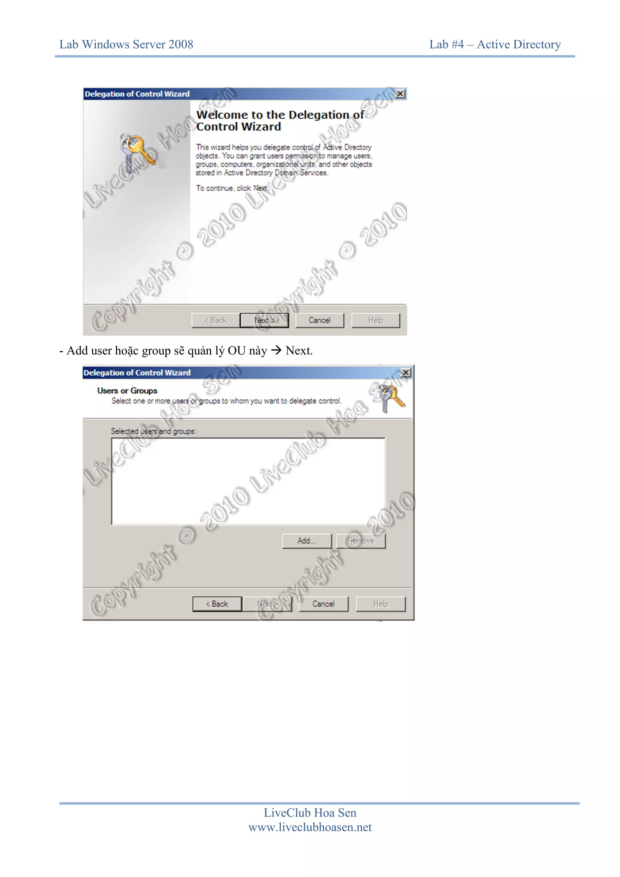 Lab 4 active directory domain services | PDF