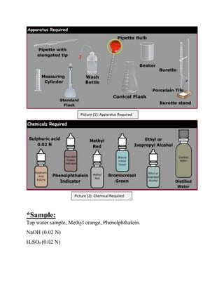 Lab 4 alkalinity –acidity and determination of alkalinity in water | PDF