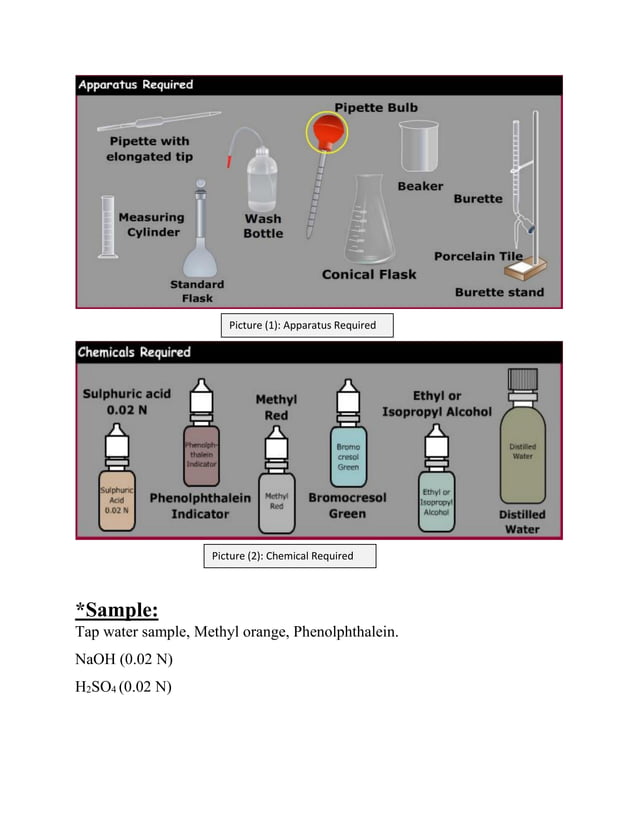 Lab 4 alkalinity –acidity and determination of alkalinity in water | PDF